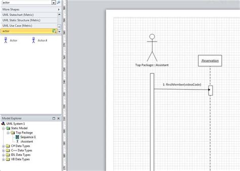Visio Uml Sequence Diagram Template