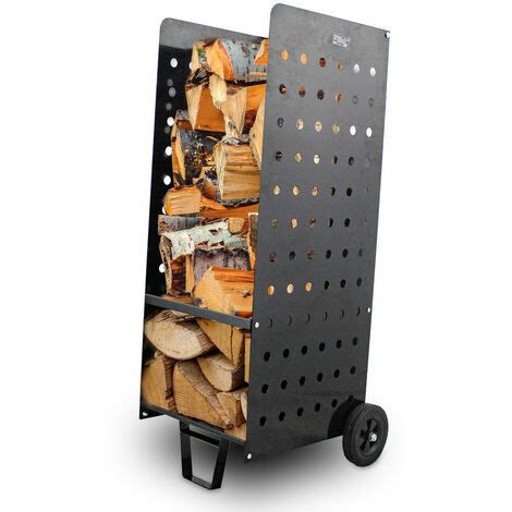 Bituxx Kaminholz Wagen Karre Transportkarre Holzwagen Holzkorb