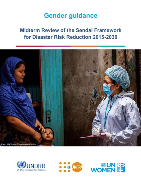 Midterm Review Of The Sendai Framework For Disaster Risk Reduction 2015 2030 Gender Guidance