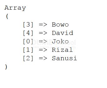 Cara Mengurutkan Value Dari Array Pada PHP Kursus Web Programming