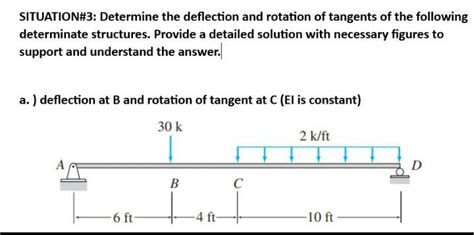 [solved] Situation 3 Determine The Deflection And Rotation Of Tangents Course Hero