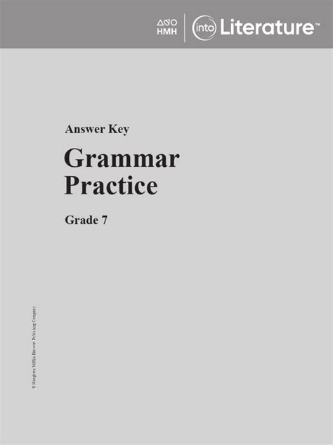 Grammar Practice Answer Key Pdf Linguistic Morphology Linguistic Typology