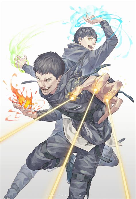 Akito And Kk Ghostwire Tokyo Drawn By Talgi Danbooru