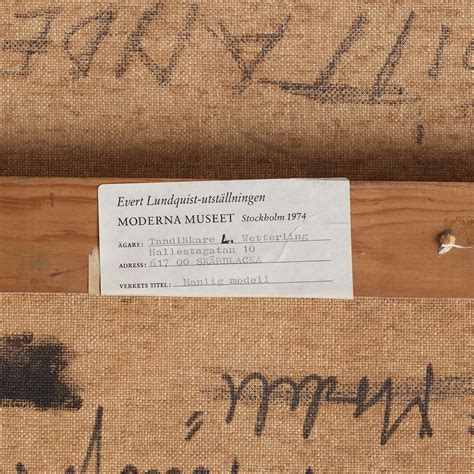 Evert Lundquist Sittande Man Bukowskis