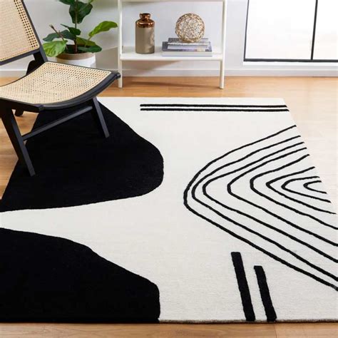 15 Black And White Rugs You Can Buy Right Now 10 Stunning Homes