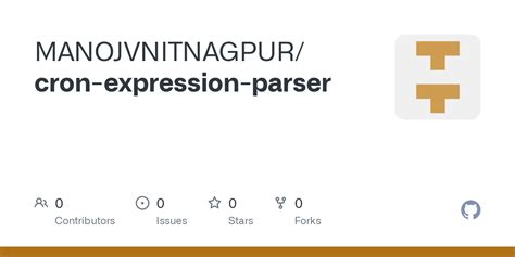 Github Manojvnitnagpurcron Expression Parser