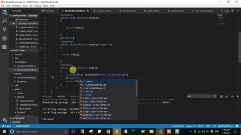 NET Core MVC Creating And Reading From Database YouTube