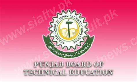 Pbte Lahore Technical Board Dae Annual Result 2014 Announced Pbte