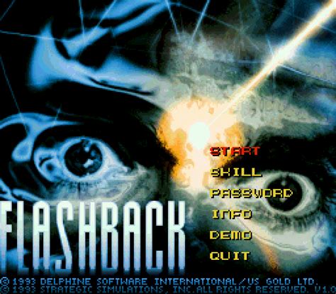 Flashback 1993 By Delphine Software Ms Dos Game