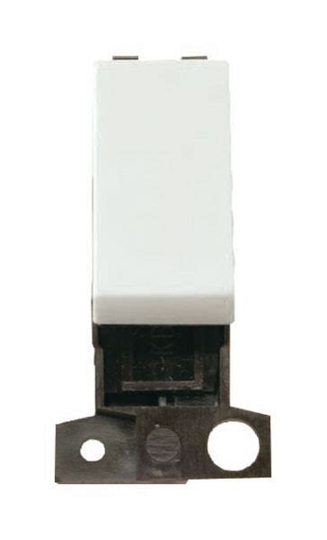 Click Minigrid White Intermediate Switch Module Countyelec