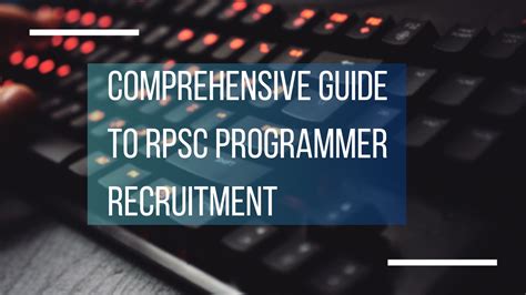 Comprehensive Guide To Rpsc Programmer Recruitment Infique Classes Is One Of The Best Rpsc