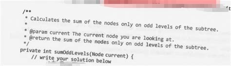 Solved 20 2 Given The Skeleton For A Binary Search Tree