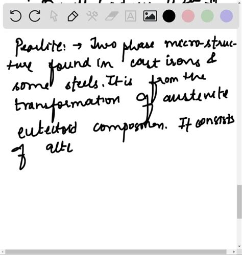 Solvedbriefly Cite The Differences Among Pearlite Bainite And