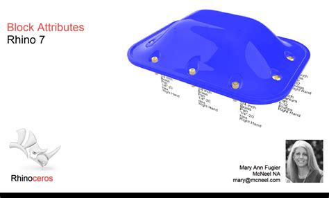Rhino Block Tutorial Rhino 7 Block Attributes On Vimeo