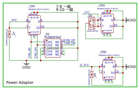 Power Interface On Core Board Resources EasyEDA