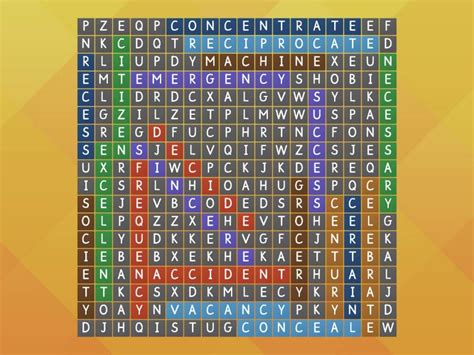 Unit 44 Soft C Word Search Wordsearch