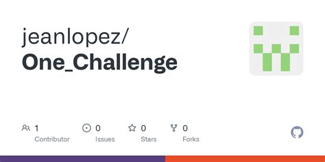 Github Jeanlopezonechallenge