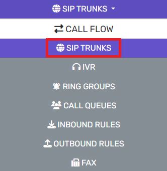 Setting Up SIP Trunks For SIPTrunk Com Stream