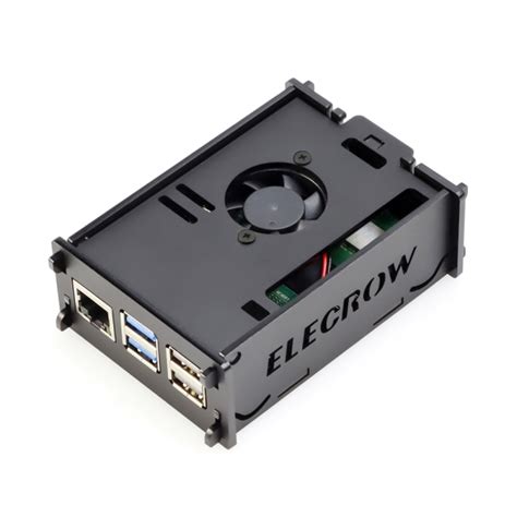 Raspberry Pi 5 Case With Cooling Fan Acrylic Case For Raspberry Pi 5