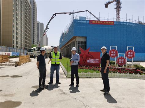 八公司领导班子五一期间赴重点项目开展带班检查