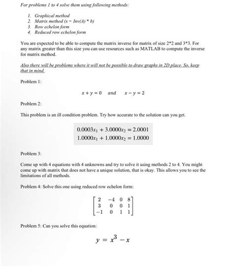 Solved For Problems To Solve Them Using Following Chegg