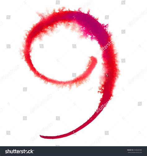 Number 9 Written Brush Hand Drawn Stock Vector Royalty Free 250828585 Shutterstock