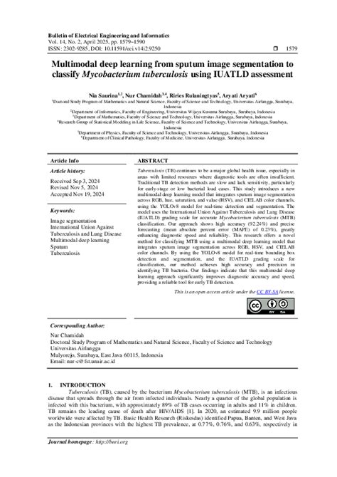 Pdf Multimodal Deep Learning From Sputum Image Segmentation To Classify Mycobacterium
