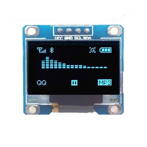 Upgraded 096and I2c Iic Serial 128x64 Yellow Oled Lcd Display Module For
