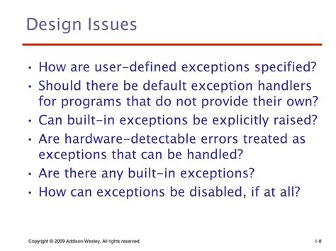 exception handling and event handling ppt download