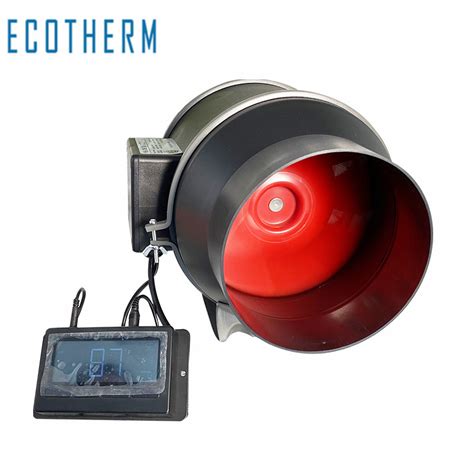 Hot Sales Smart Sensor Inline Fan 6 Inch Heat Recovery Ventilation Fan Exhaust Inline Duct Fan