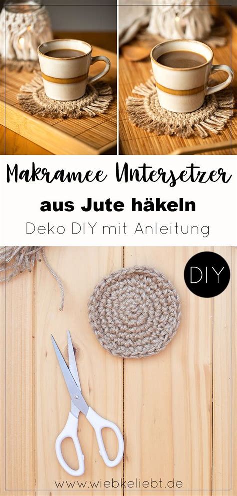 Diy Makramee Untersetzer Häkeln Diy Blog Do It Yourself Anleitungen Zum Selbermachen