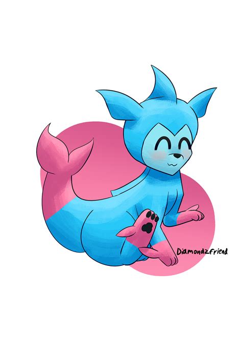 Alolan Vaporeon~ By Feeshyartist On Deviantart