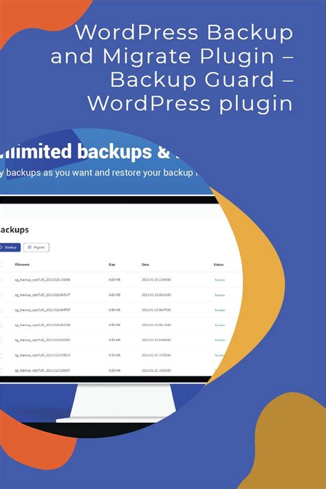 WordPress Backup And Migrate Plugin Backup Guard WordPress Plugin Wordpress Plugins