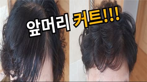 앞머리 자르기전 꼭 보세요 앞머리 예쁘게 자르는 방법 Youtube