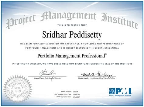 Sridhar Peddisettys Space My Lessons Learned For Pfmp ® Exam