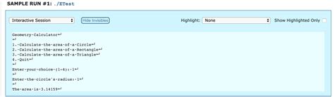 Solved 421 Geometry Calculator Write A Program That