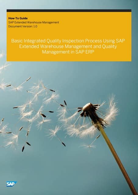 Ewm Erp Qm Basic Inspection Process Pdf