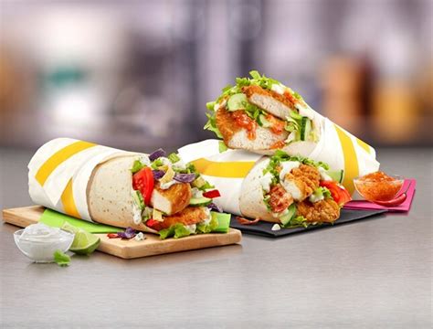 Mcdonalds Canadas New Refreshed Mcwrap And Chicken Snack Wraps Food