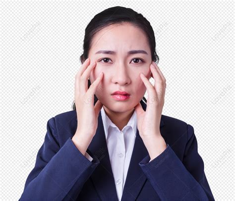 프로 여성 고통스러운 이미지촬영 Png 일러스트 무료 다운로드 Lovepik