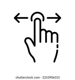 Swipe Gesture Icon Sketch Royalty Free Images Stock Photos Pictures Shutterstock
