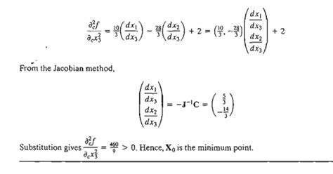 Constrained Problems Equality Constraints