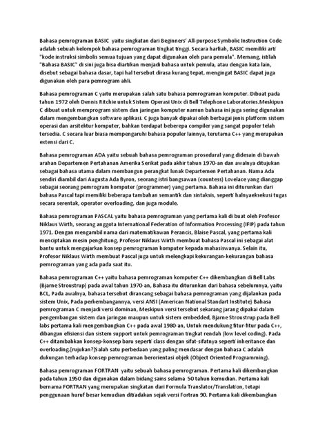 High Level Language Pdf