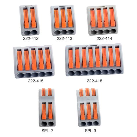 5pcs Electrical Cable Wire Connector Push In Termi Grandado 5pcs Electrical Cable Wire Connector Push In Termi Grandado