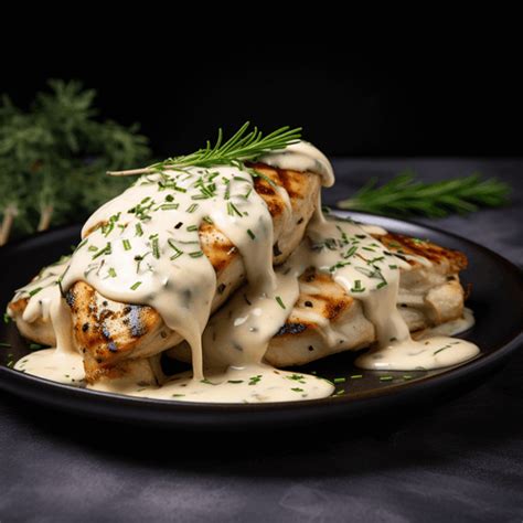 Grilled Chicken In Creamy Tarragon Sauce Recipe