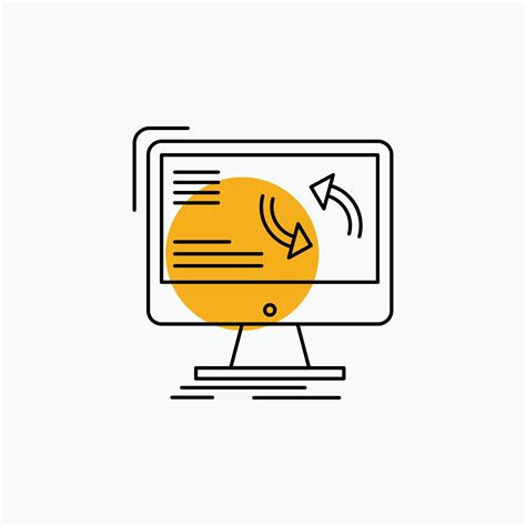 Synchronization Sync Information Data Computer Line Icon 13044696 Vector Art At Vecteezy