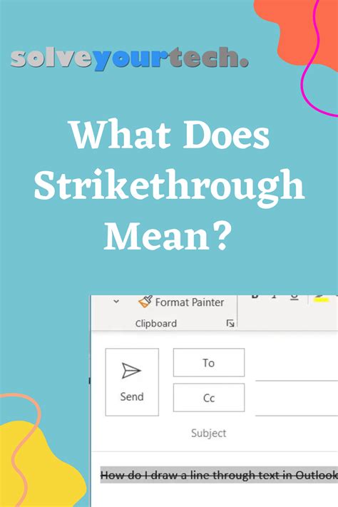 What Does Strikethrough Mean Solve Your Tech