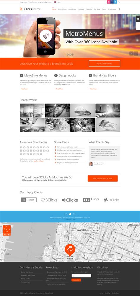 Clicks Responsive Multi Purpose WordPress Theme Web Layout Design Wordpress Web Design