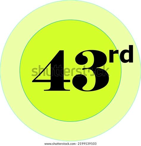 Ordinal Numbers Counting Vector Art Illustration Stock Vector Royalty
