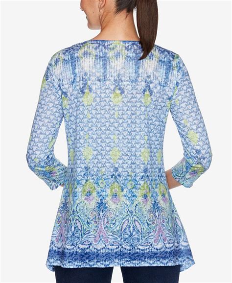 Ruby Rd Plus Size Knit Provencal Top Macys