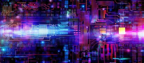 Premium Ai Image Abstract Technology Background Created With Generative Ai Technology